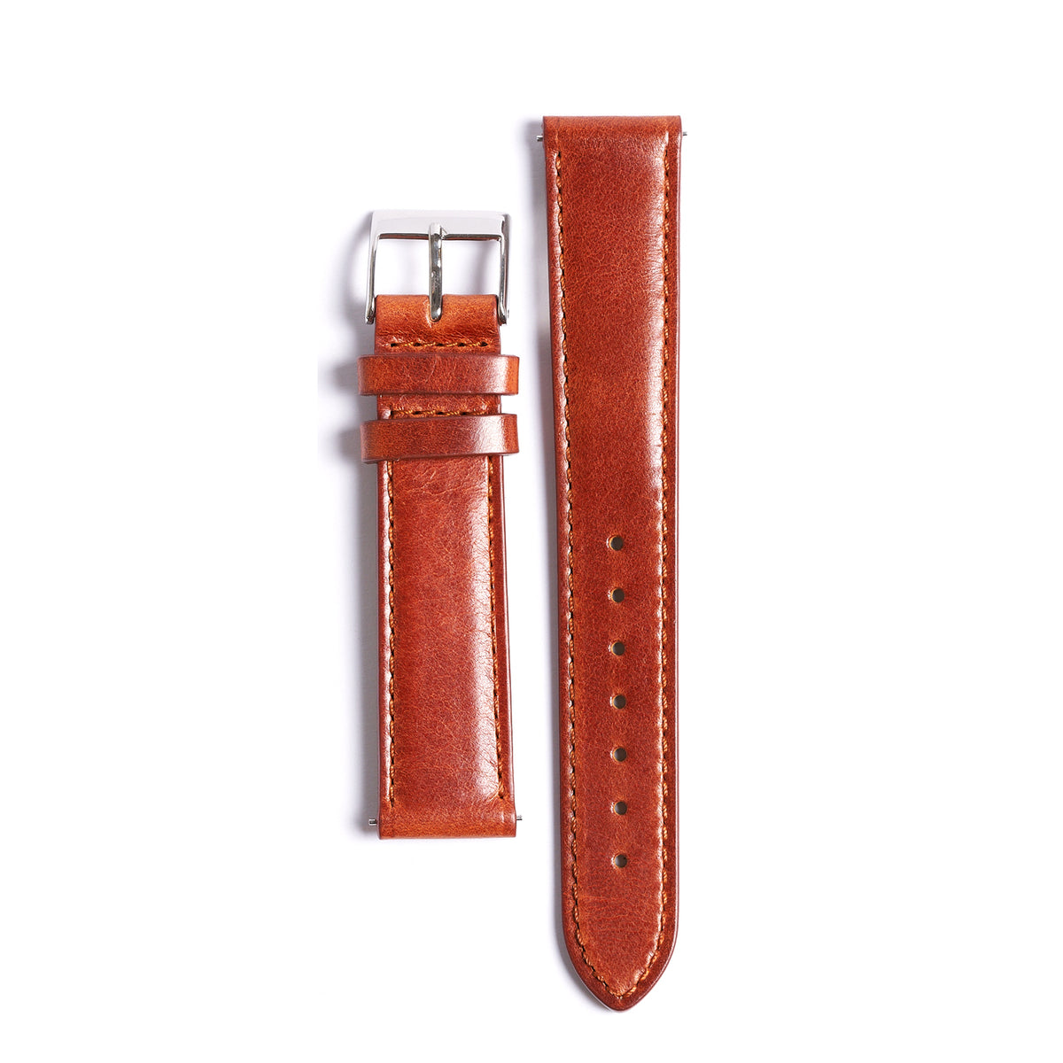 CHESTNUT LEATHER STRAP – LORIER